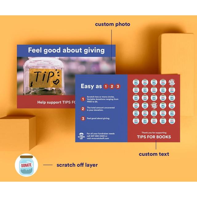 Shop Custom Fundraiser Scratch Off Cards | Mr. Scratch Off